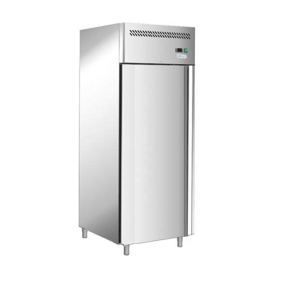 Frigorifero professionale a colonna statico da 600 lt con telaio inox